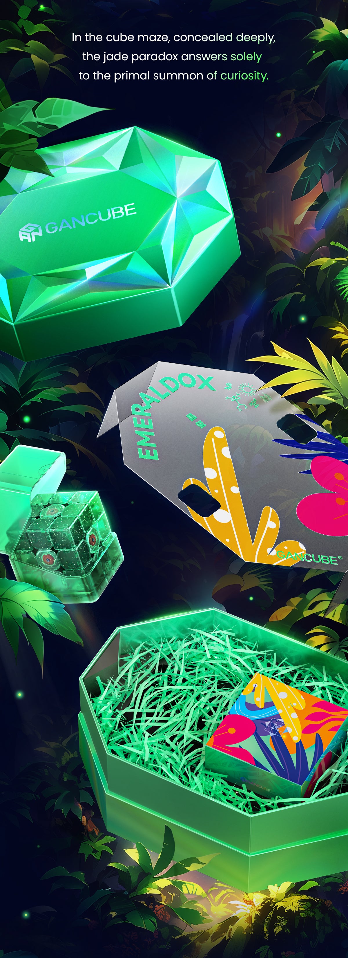 GAN15 MagLev EmeraldoX 3x3 (Limited Edition) – TheCubicle