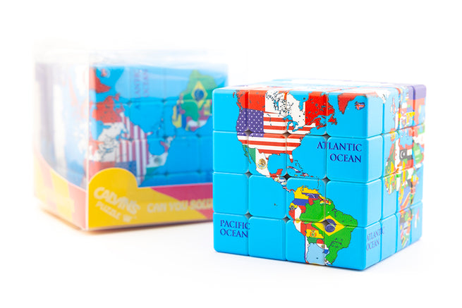 World Map 4x4 (Flag) – TheCubicle