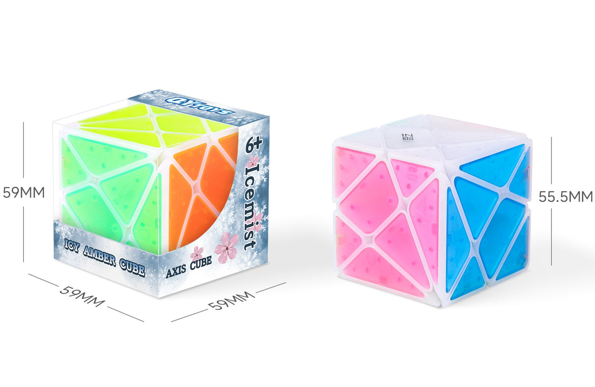 QiYi Axis Cube (Tiled - Icy Amber) – TheCubicle