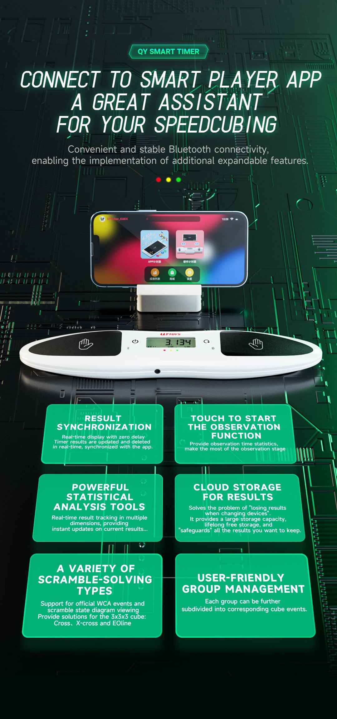 QiYi Smart Timer (Bluetooth) – TheCubicle