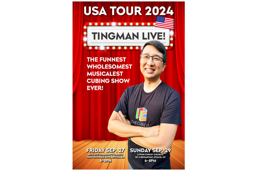 Tingman Live Poster (USA Tour 2024) – TheCubicle