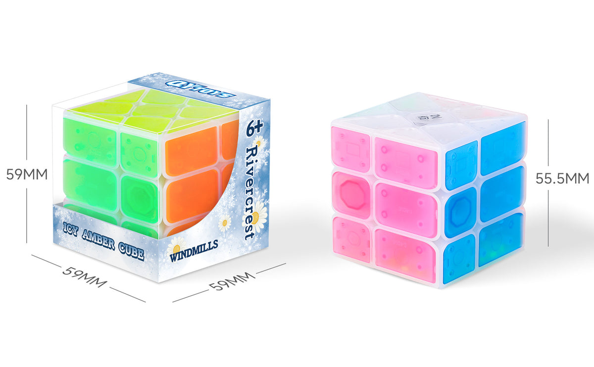 QiYi Windmill Cube (Tiled - Icy Amber) – TheCubicle