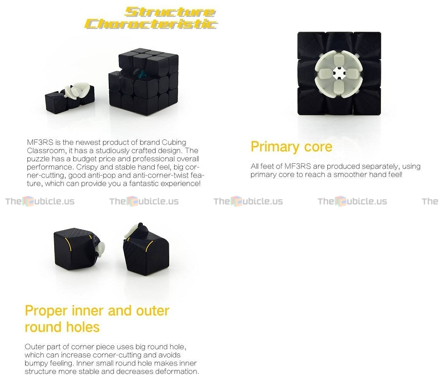 MoFang JiaoShi MF3RS Speed Cube – TheCubicle