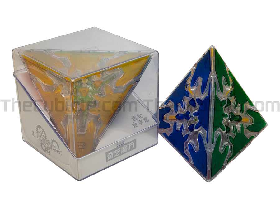 QiYi Gear Pyraminx (Tiled) – TheCubicle