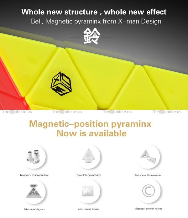 X-Man Bell Magnetic Pyraminx – TheCubicle